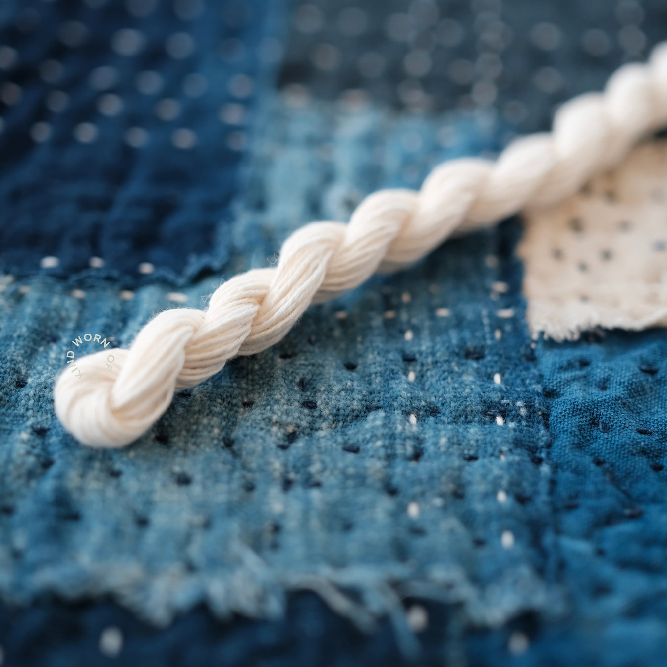 Natural Unbleached Sashiko Thread – 100% Cotton Mending Floss – Worn Of ...